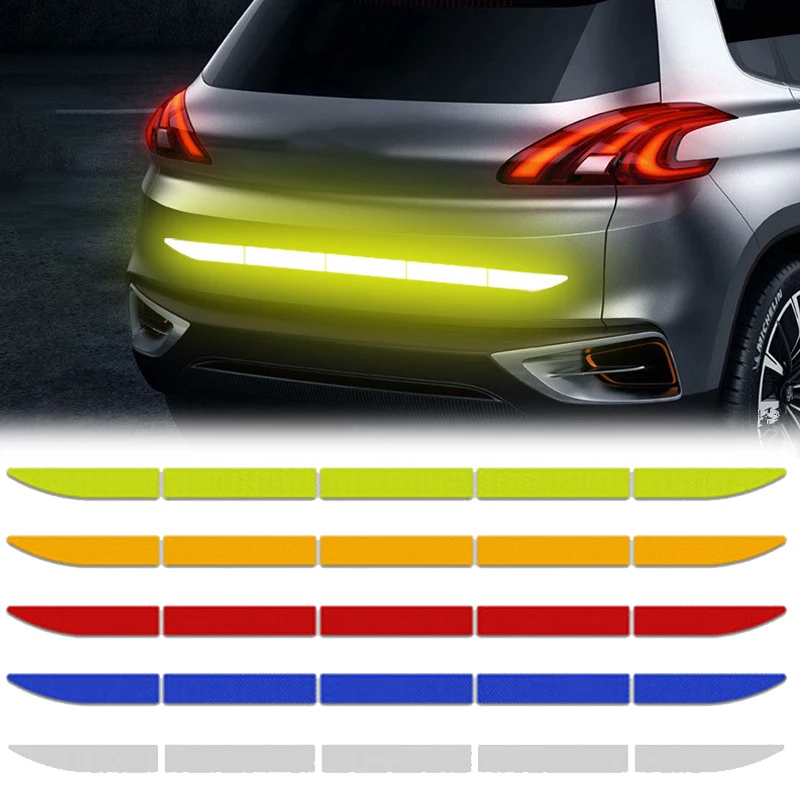 90cm-Car-Decal-Safety-Warning-Reflector-Tape-Sticker-Rear-Trunk-Anti ...
