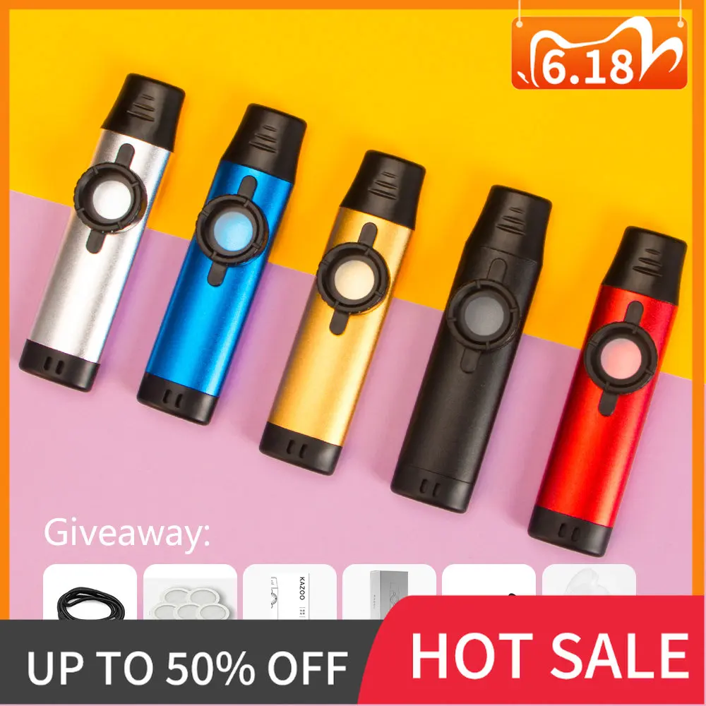 Professional Kazoo Metal Resin Kazu Flute Woodwind Instrument Wood ...