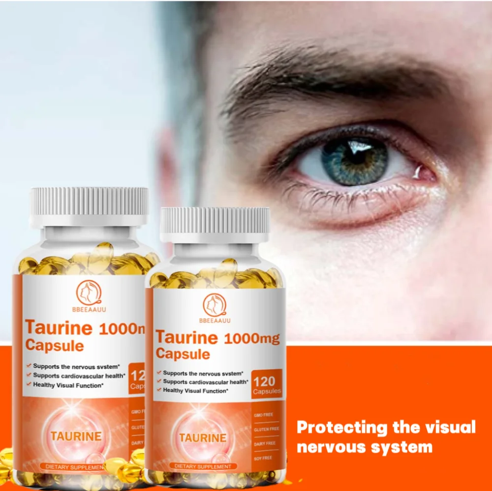 BBEEAAUU-Taurine-Capsules-for-Nervous-System-and-Brain-Health ...