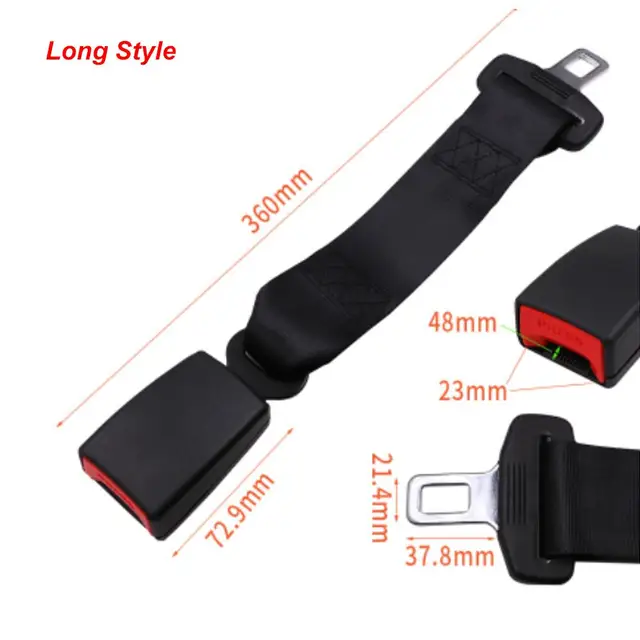 Universal Car Seat Belt Extension Auto Belts Extender Durable Car ...