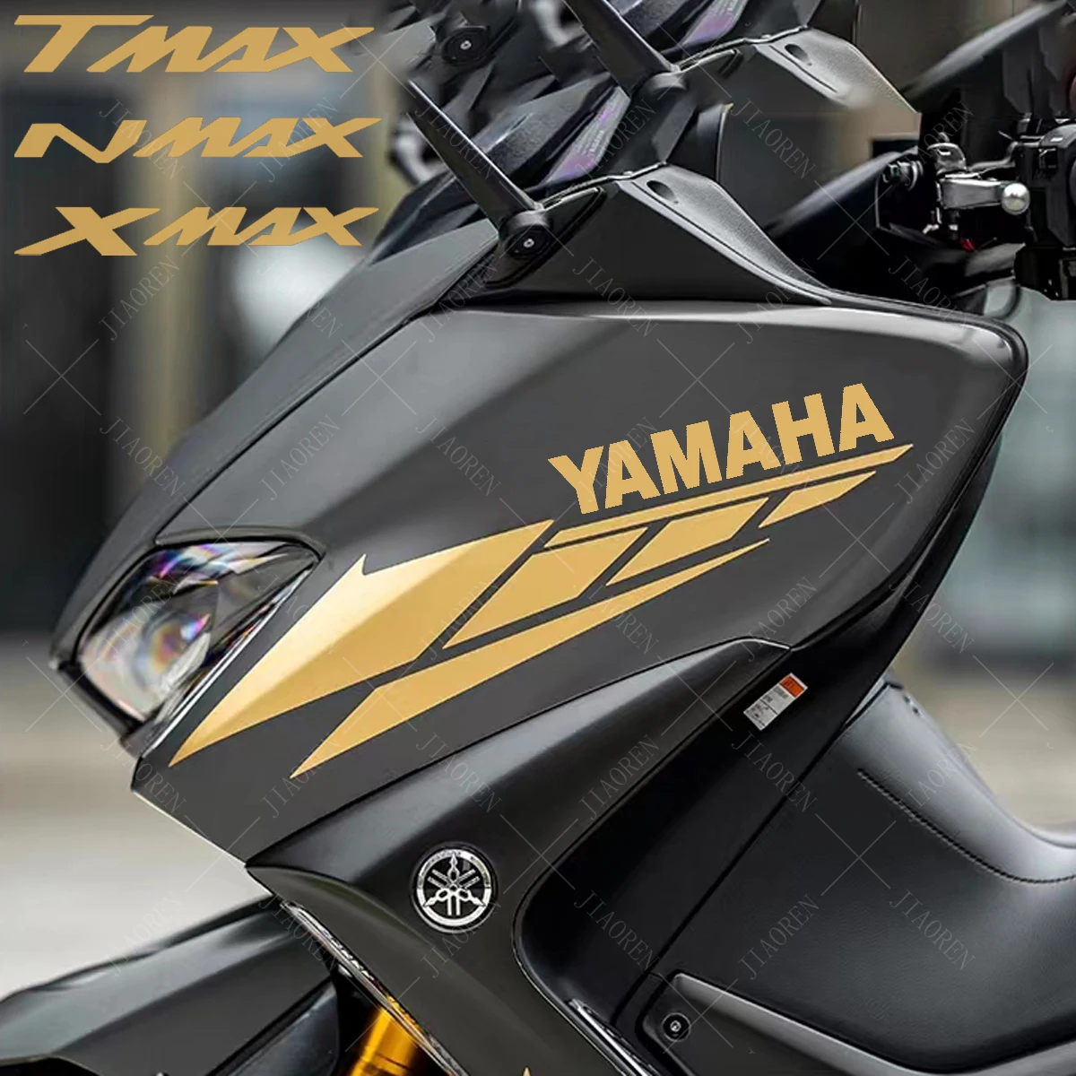 Vinile-Yamaha-Sticker-moto-Logo-decalcomania-N-Max-125-155-160-Tmax-500 ...
