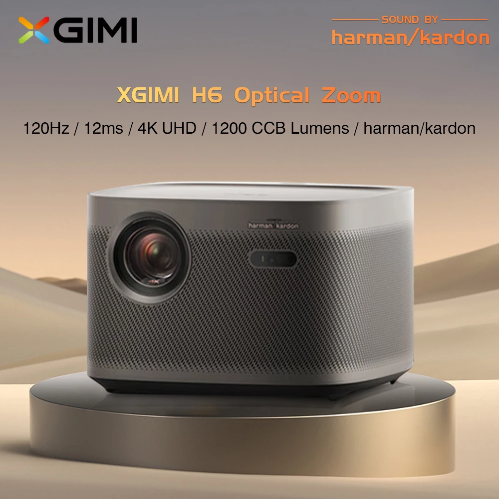 XGIMI-H6-4K-UHD-Projector-With-optical-lossless-zoom-1200CCB-Lumens-Home-Theater-3D-Android ...