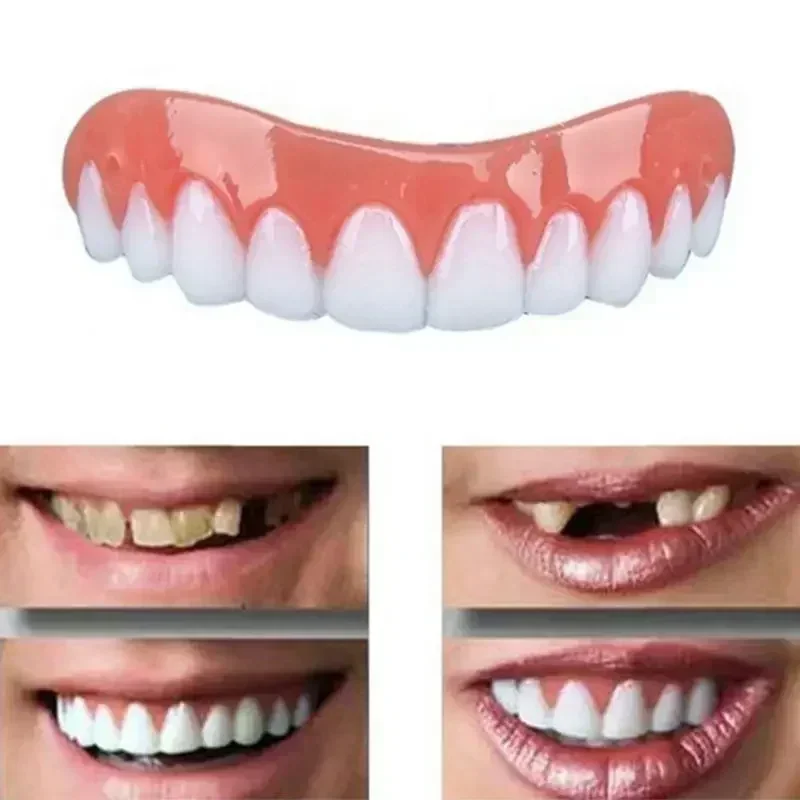 New-False-Teeth-Silicone-Upper-Lower-Veneers-Perfect-Laugh-Veneers ...