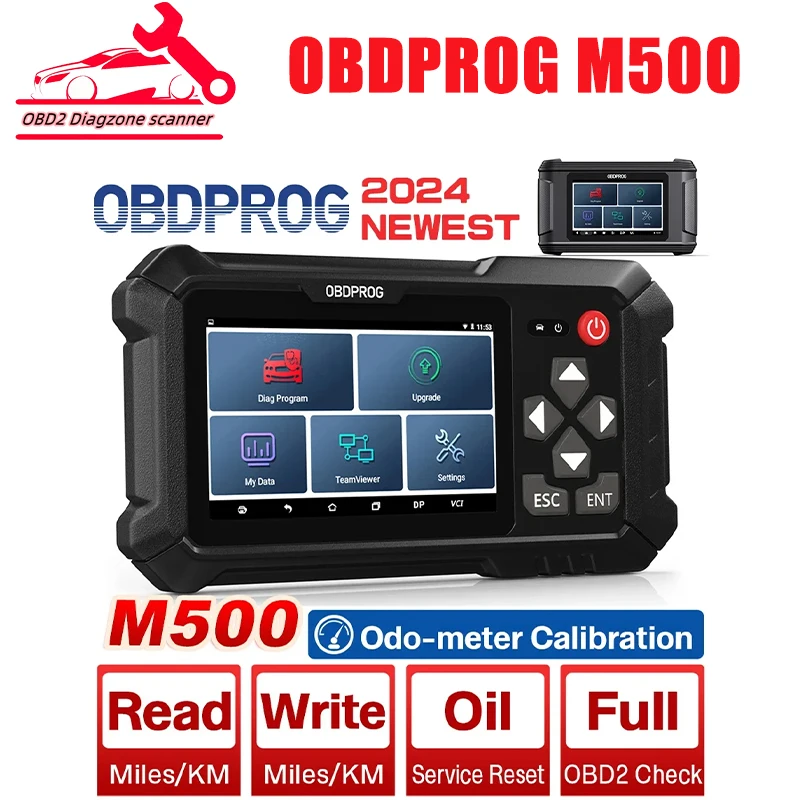 OBDPROG-M500-Mile-age-Odom-eter-Correction-Diagnostic-Oil-Reset-Tool ...