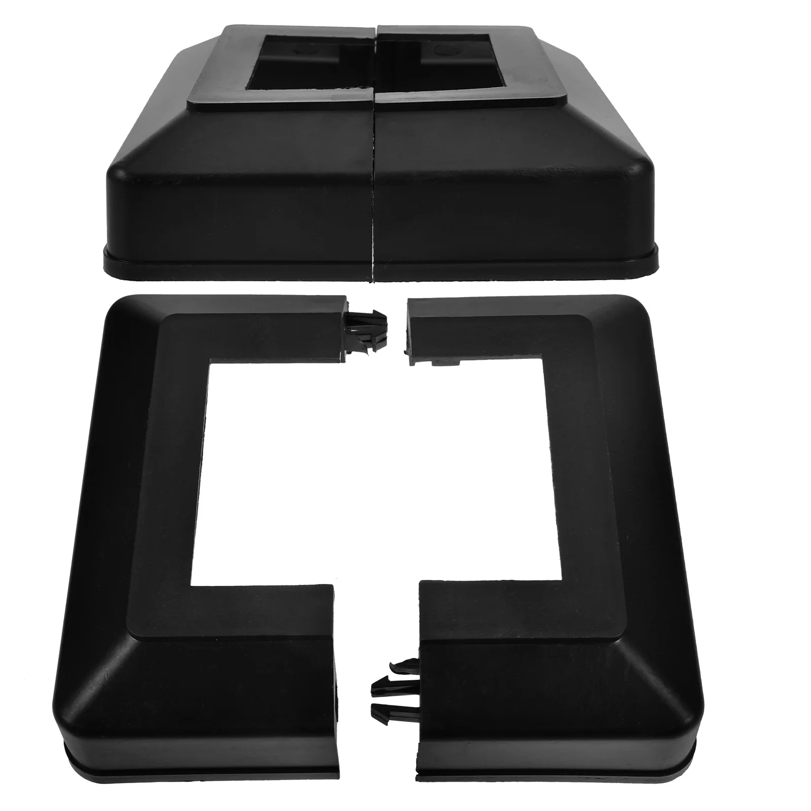 2-Pcs-Outdoor-Decor-Split-Post-Cover-Fence-Toppers-Caps-Metal-Finials ...