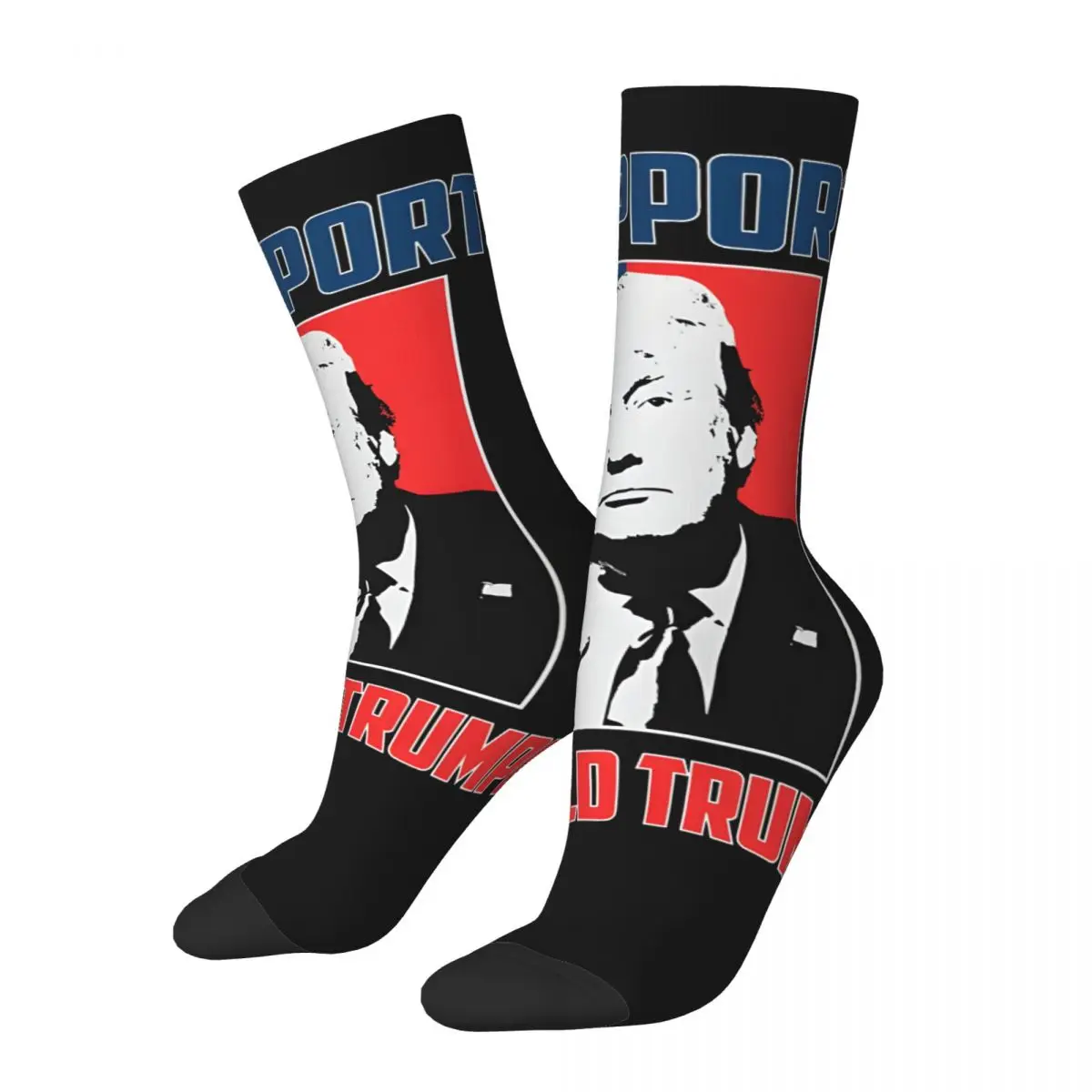 Funny-Crazy-compression-I-Support-Donald-Trump-Sock-for-Men-Hip-Hop ...