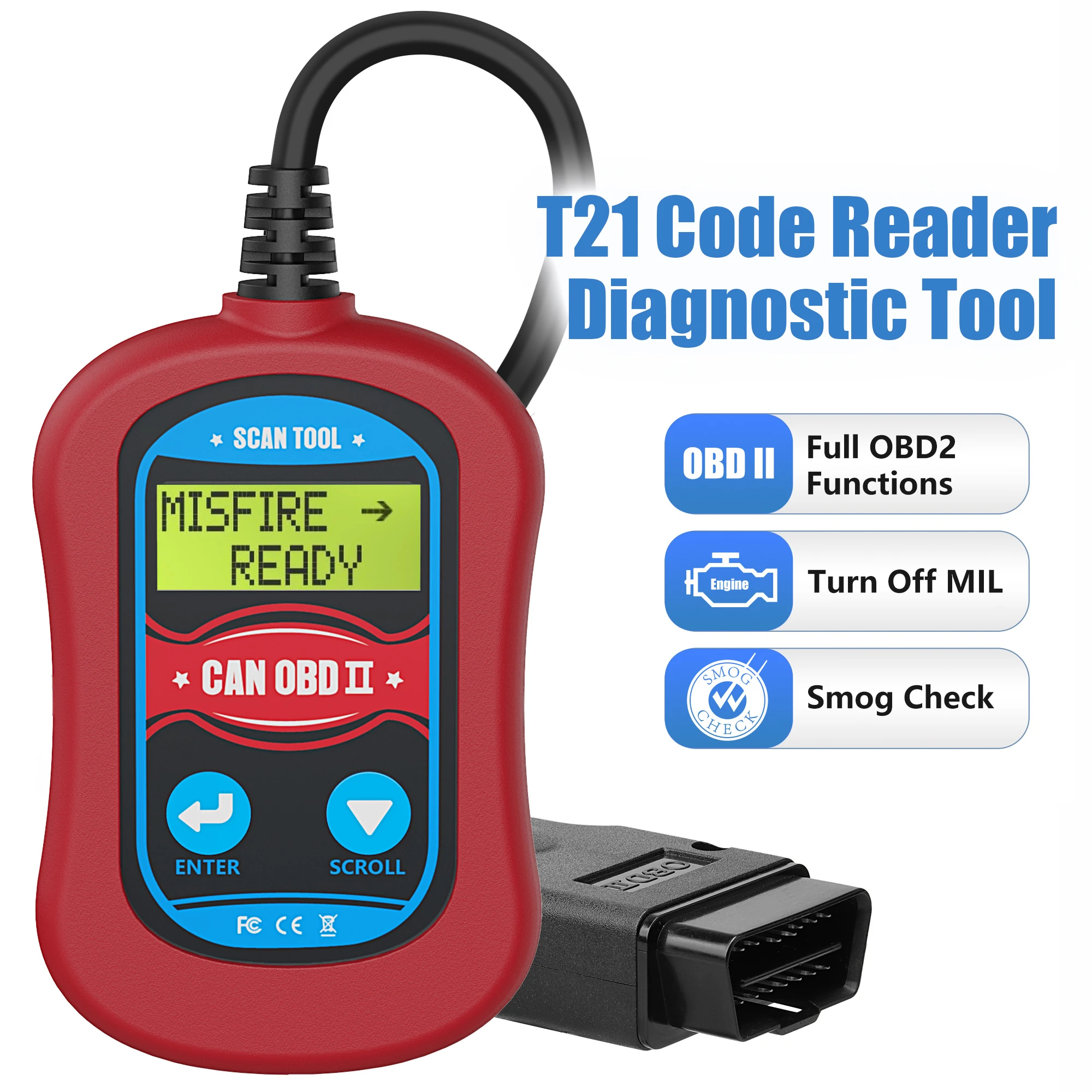 T21-OBD2-Scanner-OBD-Code-Reader-Clear-Fault-Error-Codes-OBDII ...
