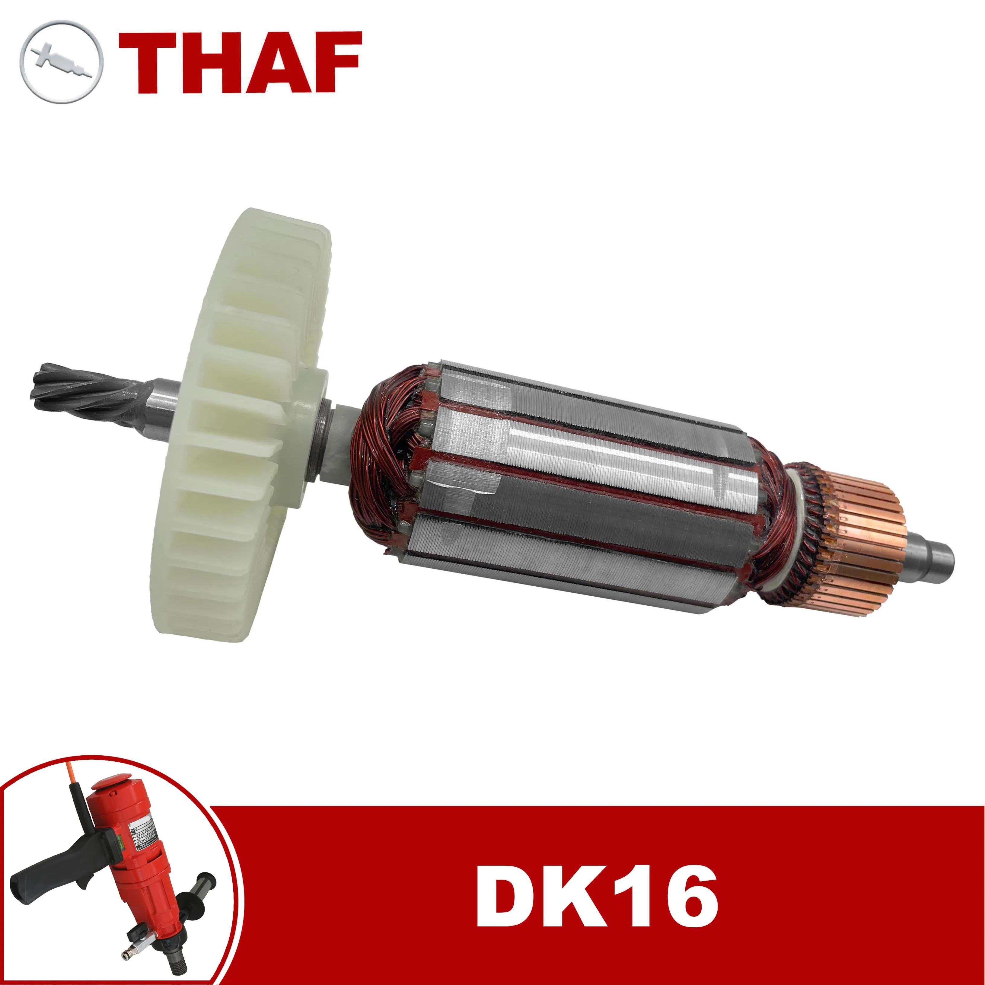 AC220V-240V-Armature-Rotor-Anchor-Replacement-for-WEKA-Core-Drill-DK16 ...