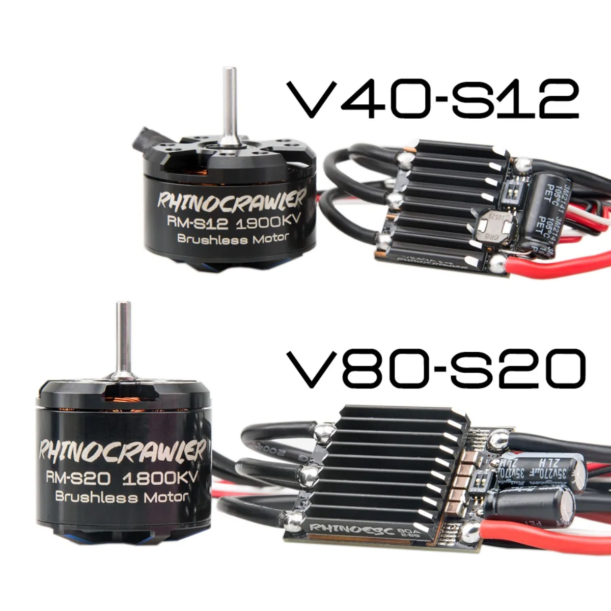 RHINOESC-40A-S12-80A-S20-AM32-RC-Crawler-ESC-Brushless-Motor-Porwer ...