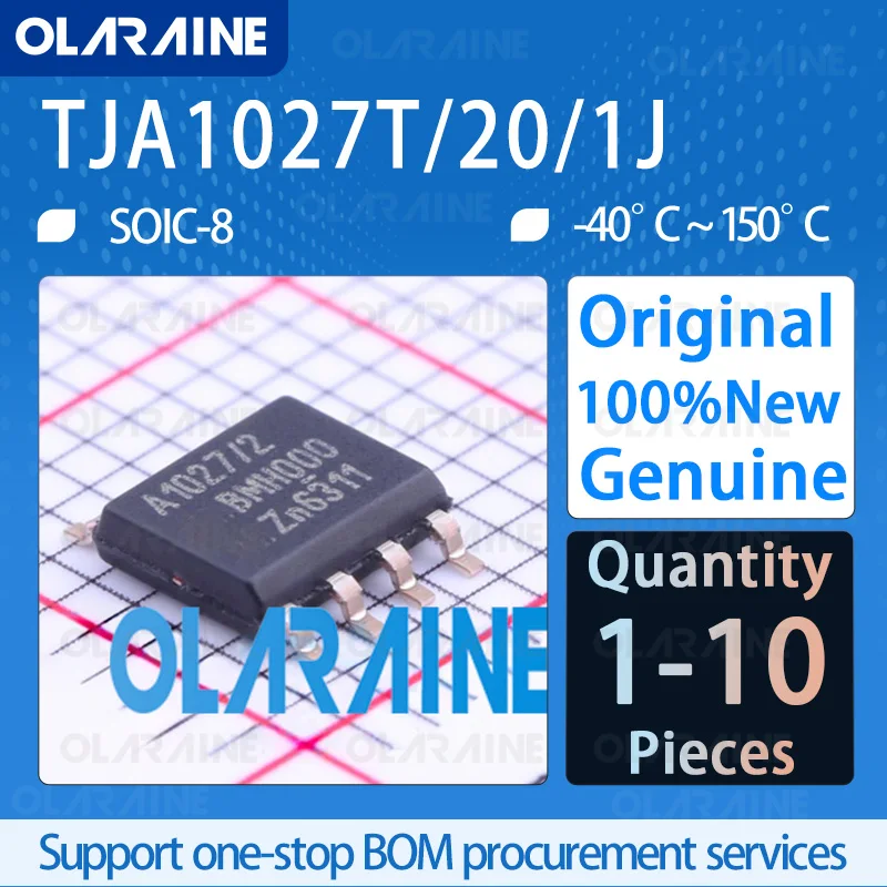 5-10-100Pcs-Original-TJA1027T-20-1J-SOIC-8-Interface-IC-LIN-transceiver ...
