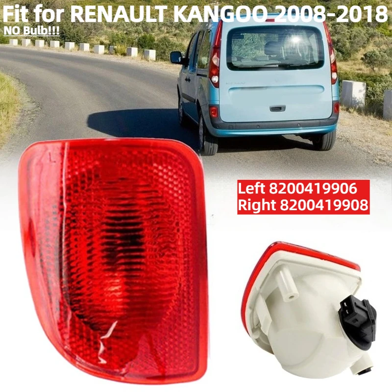 Car Rear Bumper Light Reflector Brake Stop Fog Lamp Housing 8200419906 ...