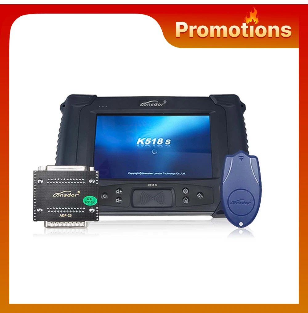 Original Lonsdor K518s Key Programmer Plus Lke Emulator And Super Adp 8a/4a Adapter For Toyota ...