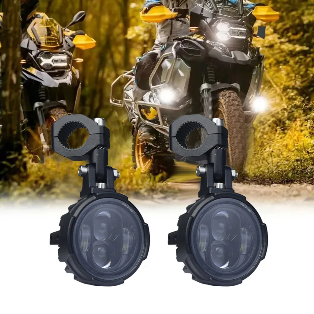 Motorcycle Auxiliary LED Fog lights Spotlight For BMW R1200GS F800GS ...