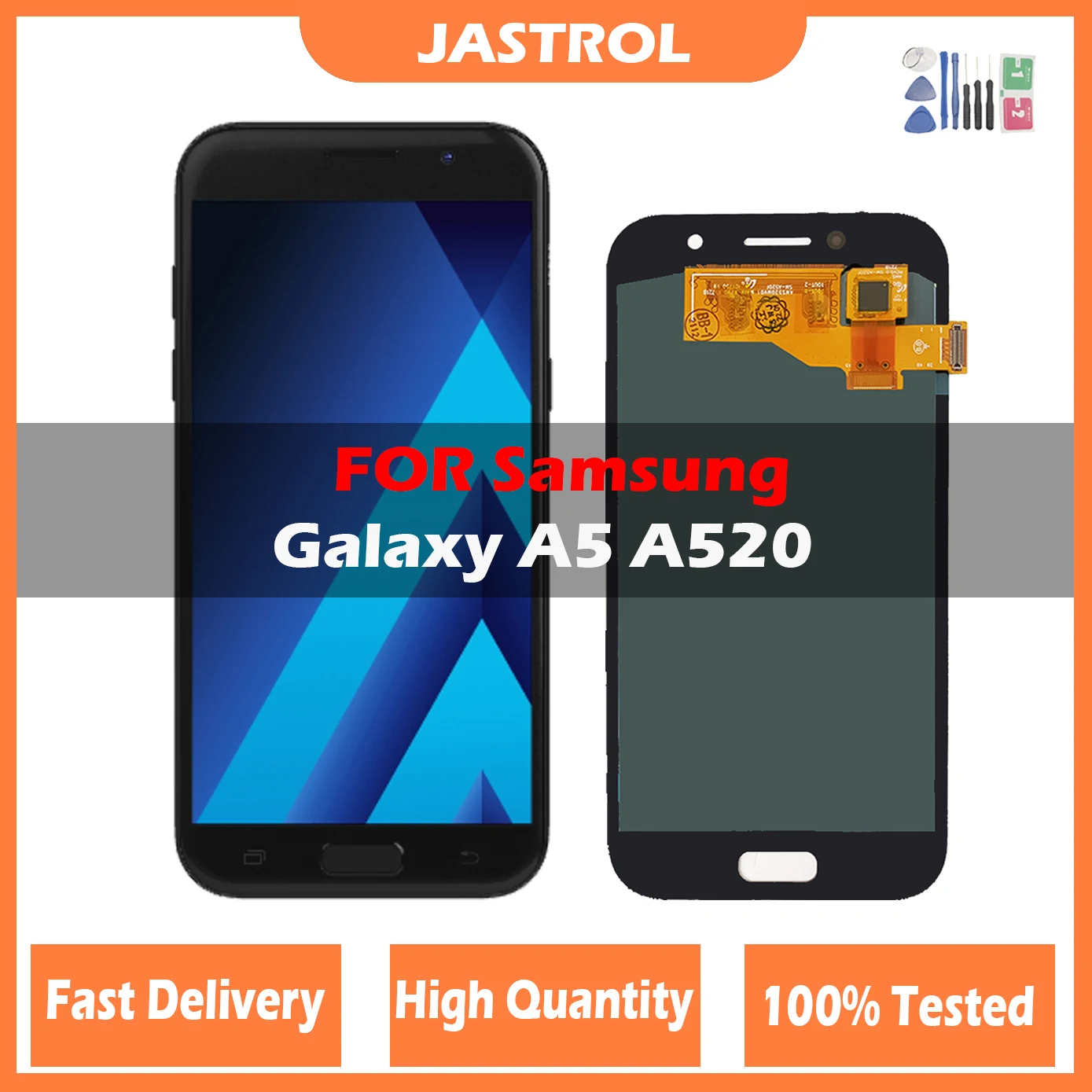 Pantalla Super AMOLED A520 para Samsung Galaxy A5 2017, A520, A520F, A520F/DS, Lcd, reemplazo de ...