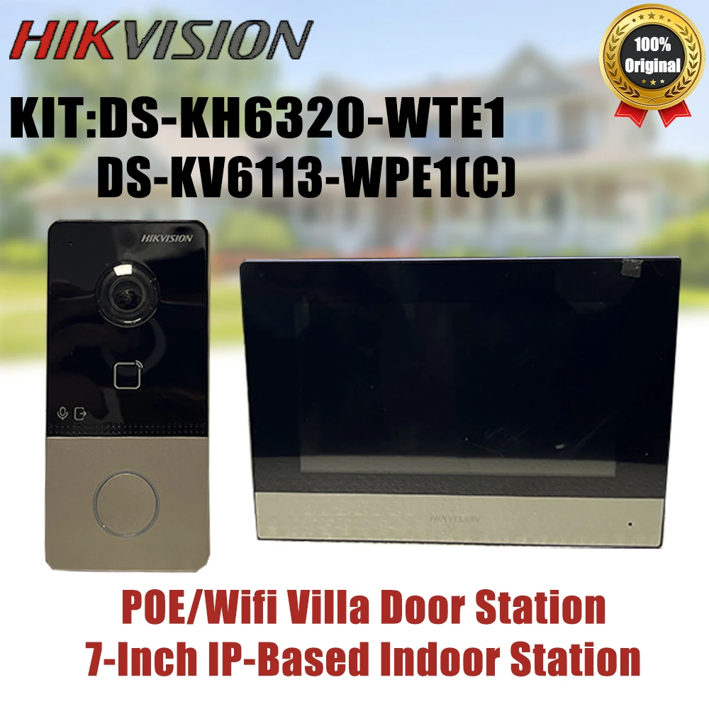 Hikvision-DS-KIS603-P-C-Video-Intercom-Kit-DS-KV6113-WPE1-C-DS-KH6320 ...