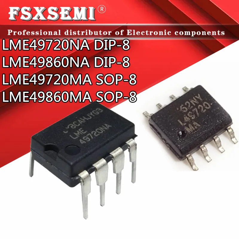2PCS LME49720NA LME49720 DIP-8 49720NA DIP LME49720N LME49860NA ...