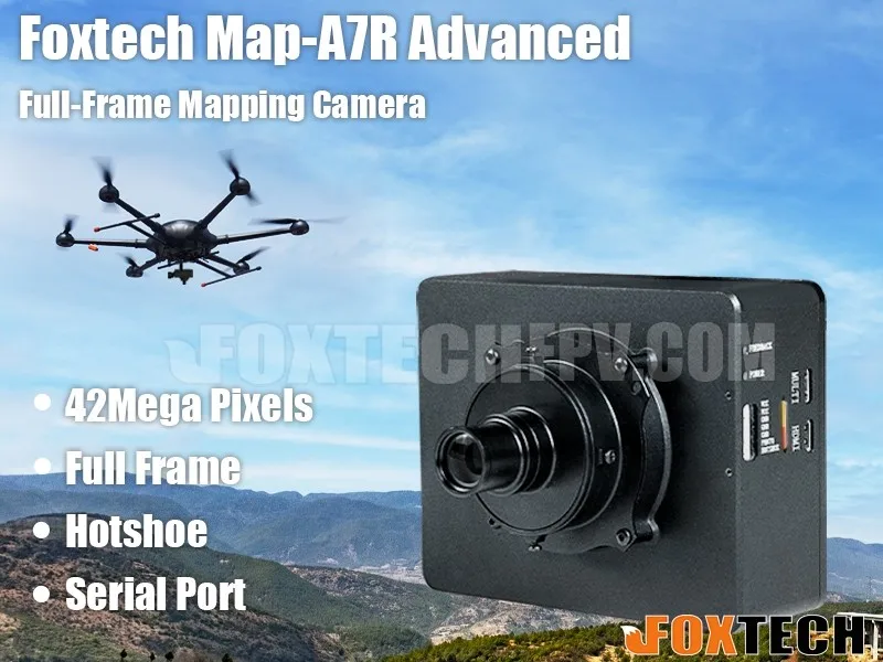 Foxtech Cámara de mapeo de marco completo, avanzada, Map A7R, con cardán de 2 ejes| | - AliExpress