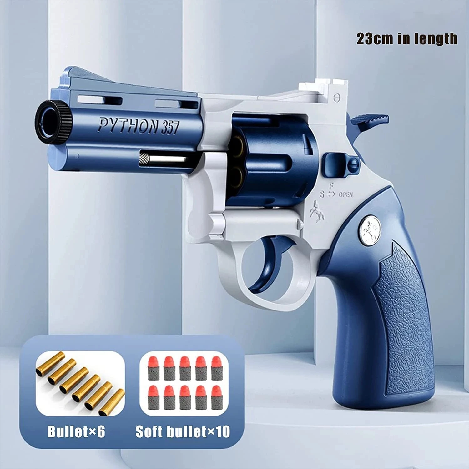 Korth Sky Marshal 9mm Mainan Revolver Pistol Genggam, 60% OFF