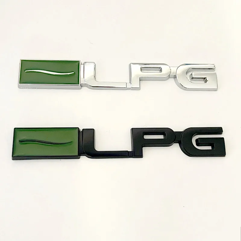3D Metal LPG Logo Car Refit Emblem Door Sticker Badge Car Body Decor ...