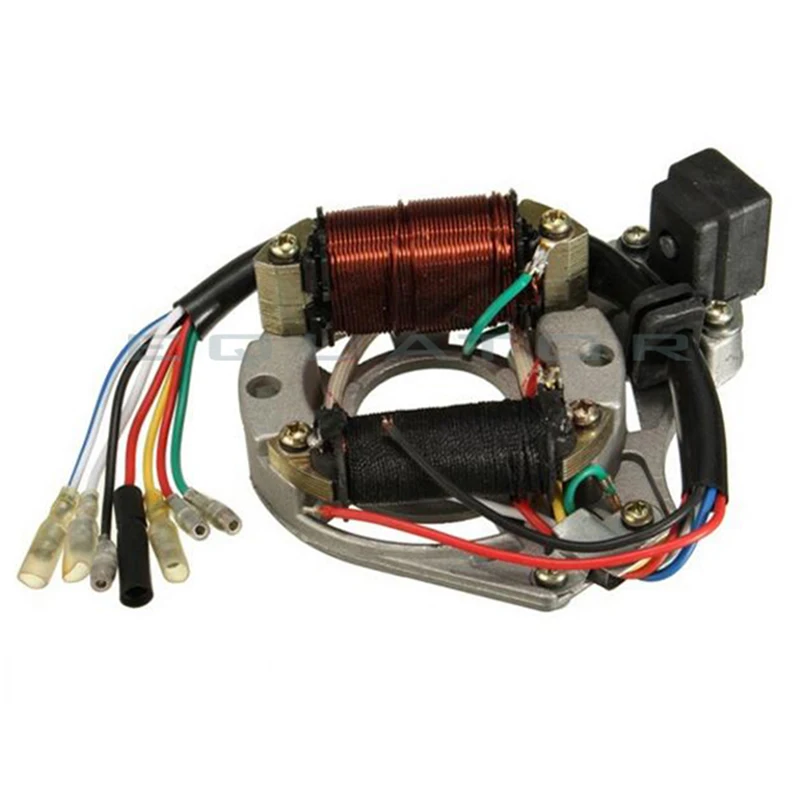 Motorcycle Engine Magneto Coil Stator Kit for 50cc 70cc 90cc 110cc ...