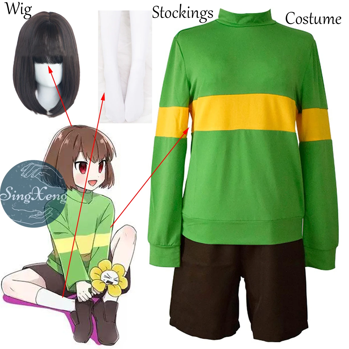 SingXeng-Game-Undertale-Frisk-Chara-Cosplay-Costume-Uniform-Andertail ...