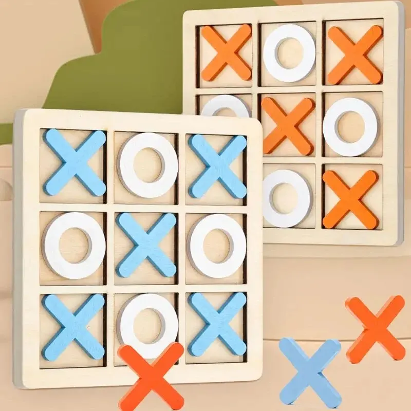 1pc-Xo-Tic-Tac-Toe-Children-Board-Game-Parent-child-Interactive-Logic ...
