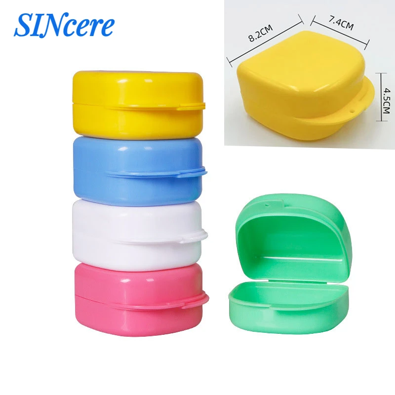10pcs-Denture-Tray-Box-Dental-Orthodontic-Braces-Retainer-Case-Dental ...