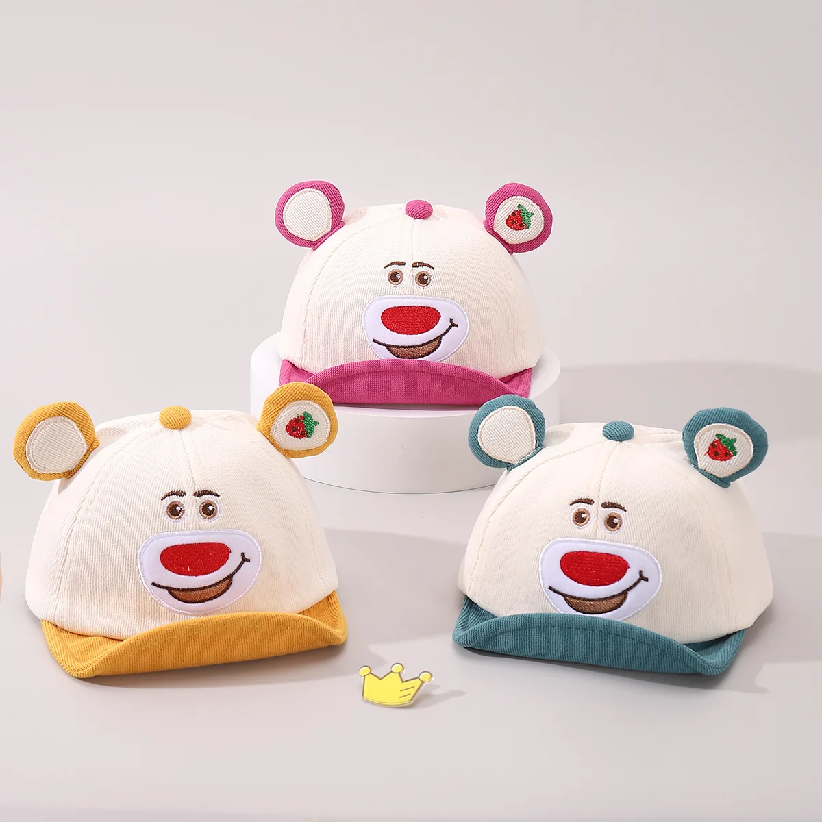 Disney-Lotso-Bear-Baby-Hat-Cartoon-Animals-Styling-Sunscreen-Baseball ...