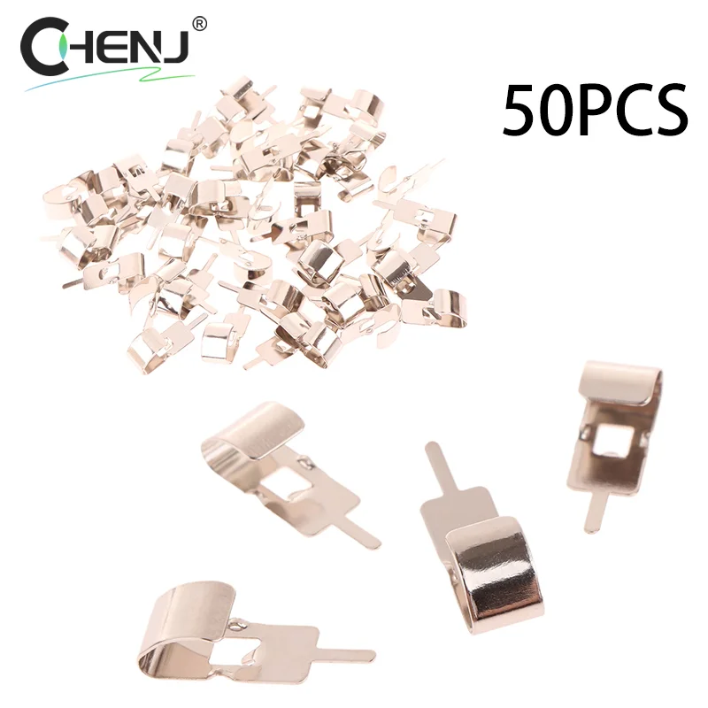 50pcs-set-Spring-Steel-18650-Battery-Clip-18650-Battery-Holder-Battery ...