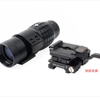 3x Magnifier Holographic 1x40 Green Dot Sight Riflescope Tactical Red ...
