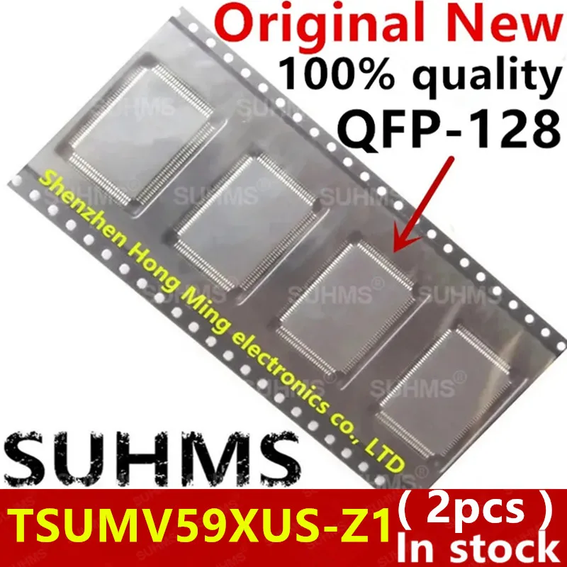 (2piece) 100% New TSUMV59XUS-Z1 TSUMV59XUS Z1 QFP-128 Chipset ...