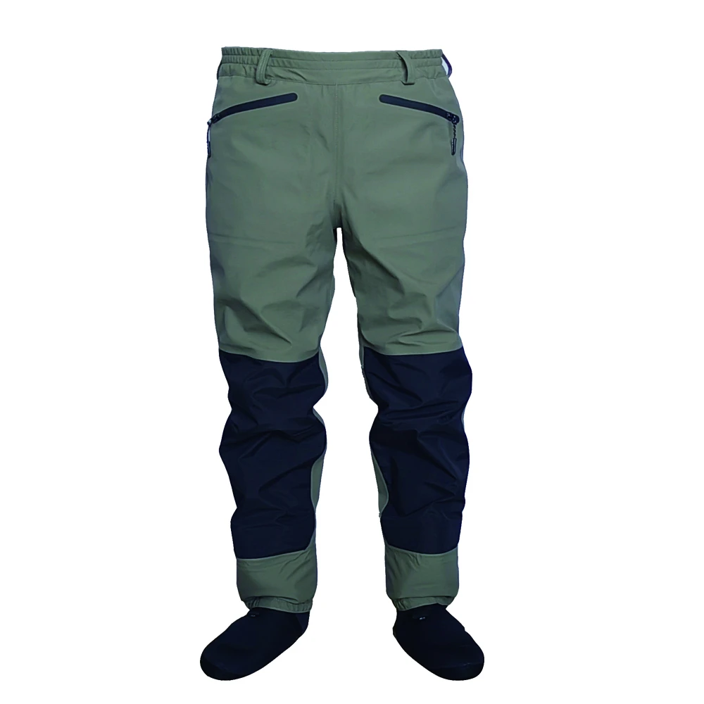 3 Layer Breathable Waterproof Fly Fishing Waist Waders Stockingfoot ...