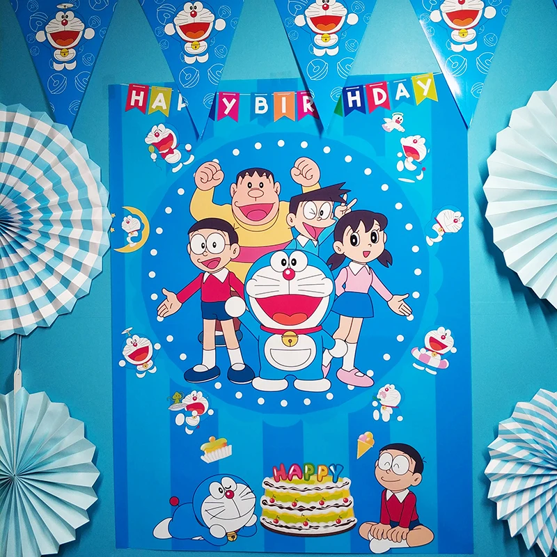 Doraemon Birthday Invitation Card