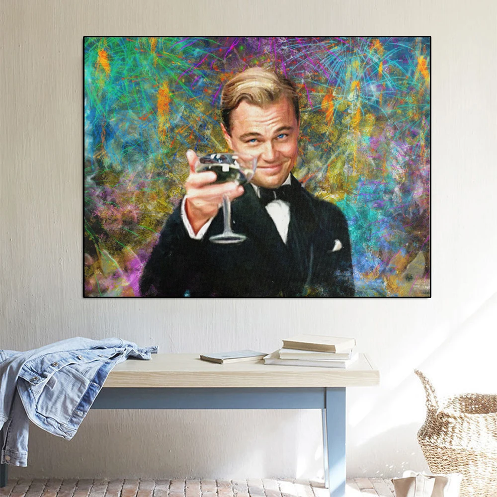 The Great Gatsby Leonardo Dicaprio Toast