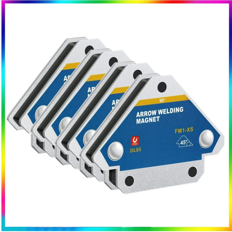 4pcs 50KG Magnetic Welding Holders Angle Solder Arrow Magnet Weld Fixer ...