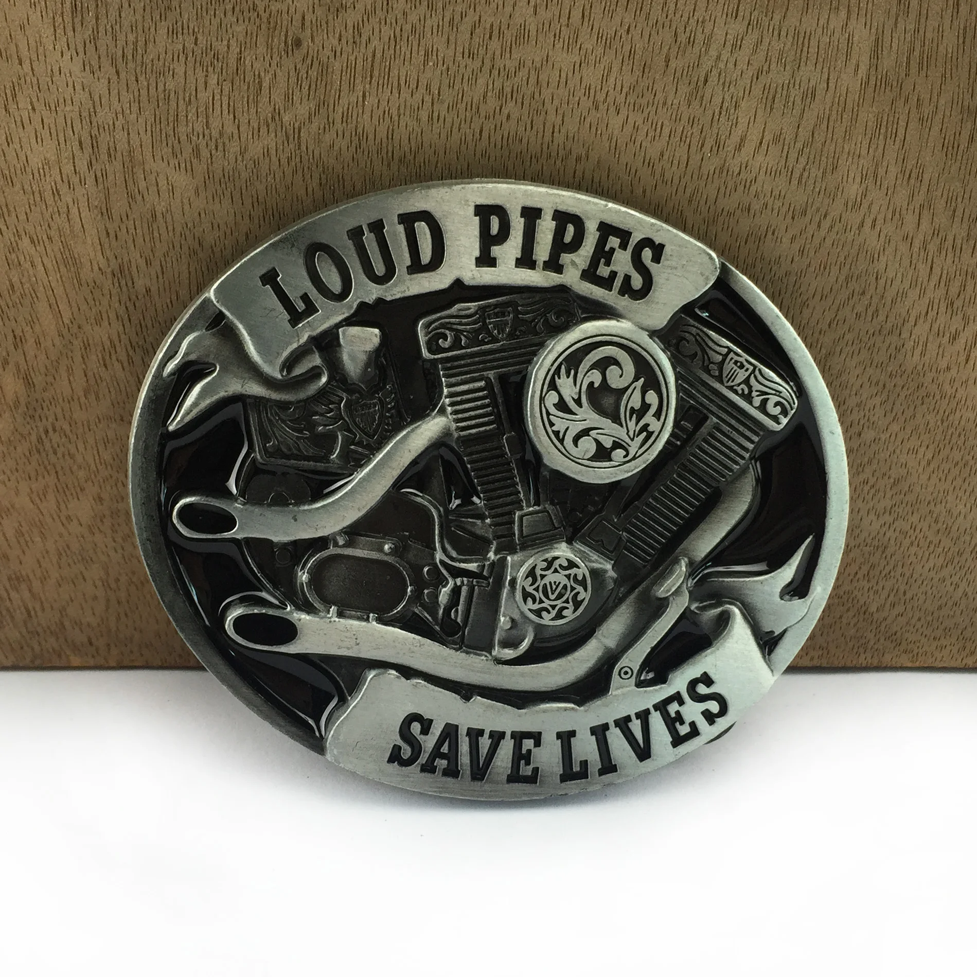 Buckleclub Wholesale Zinc Alloy Loud Pipes Motor Engine Jeans Gift ...