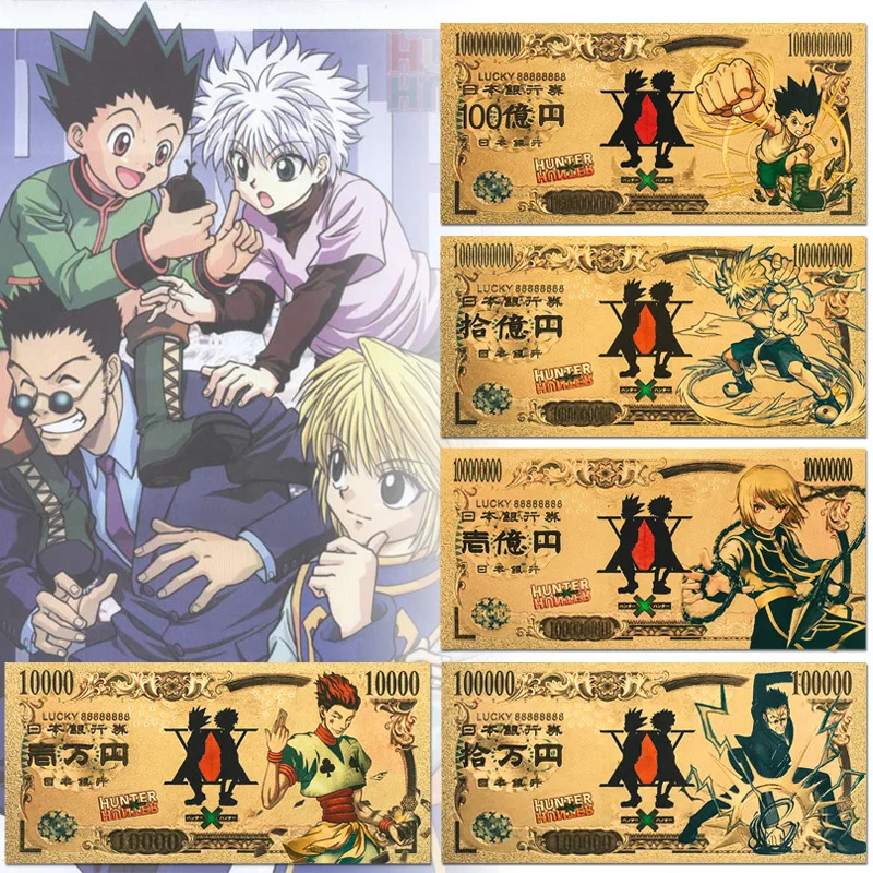 Anime-Hunter-x-Hunter-cosplay-Hisoka-Kurapika-Killua-Zoldyck-Gold-Foil ...
