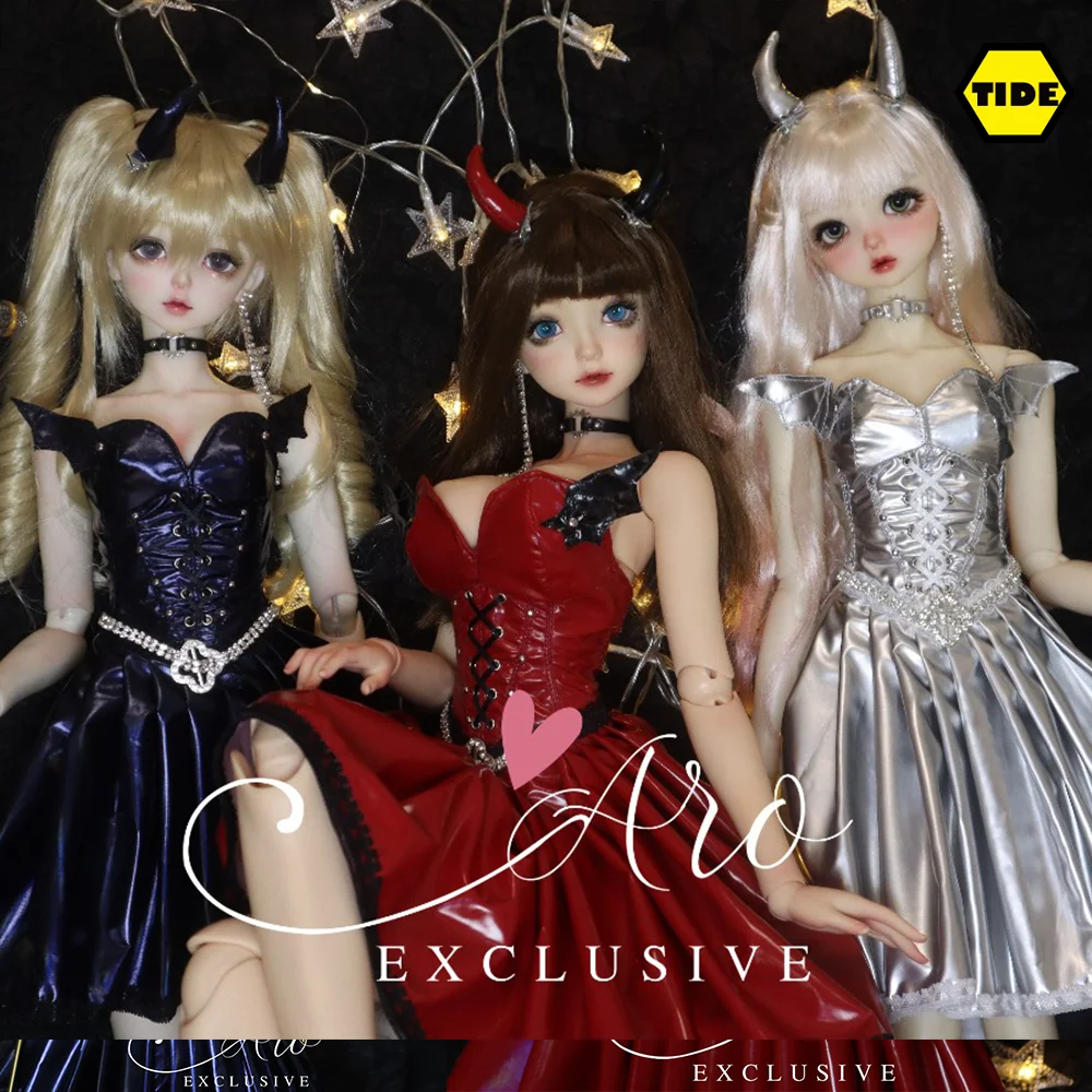 1-3-1-4-1-6-Figure-Costume-Little-Devil-Tight-Fitting-Leather-Skirt-Set ...