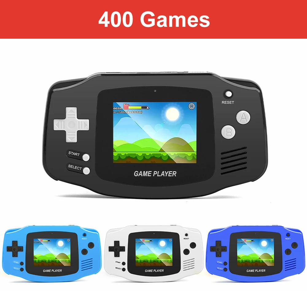 New-Video-Game-Console-Handheld-Game-Player-400-Games-Emulator-AV ...