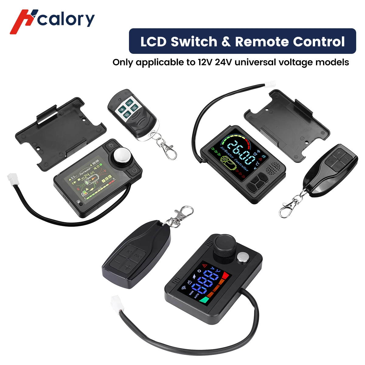 Hcalory Car Heater Lcd Switch Remote Control App Bluetooth Only ...