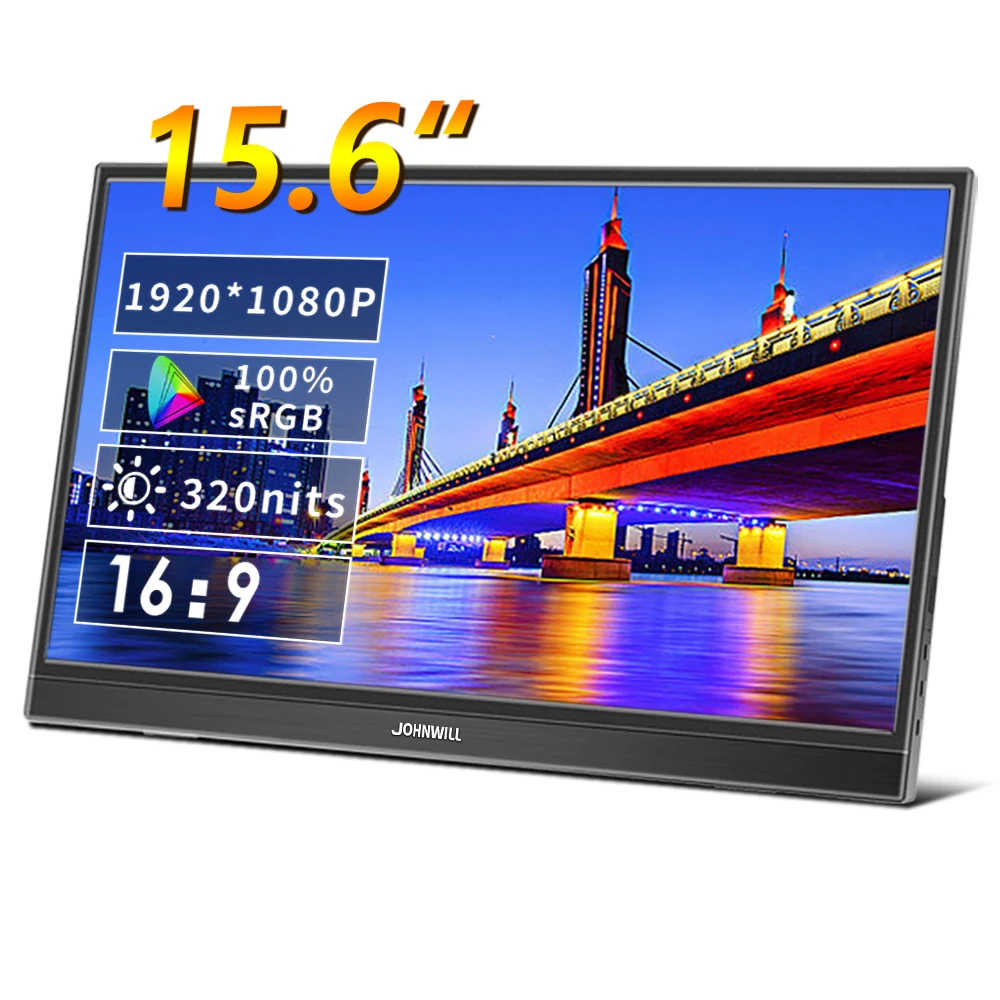 JOHNWILL-15-6-inch-portable-monitor-1080P-HDR-16-9-Xbox-low-blue-light ...