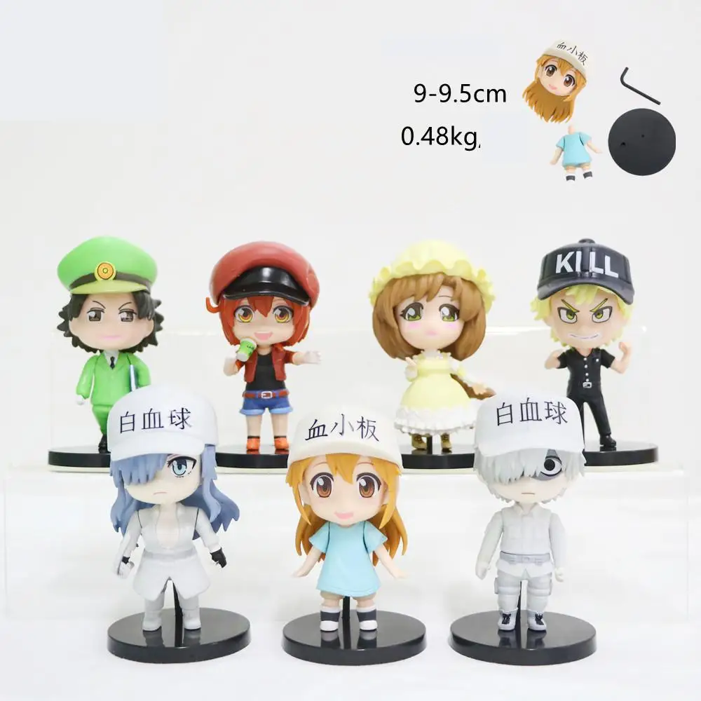 Pvc Dolls | Action Figures - 7 Pcs/set 9-10cm Mini Figure White Q ...
