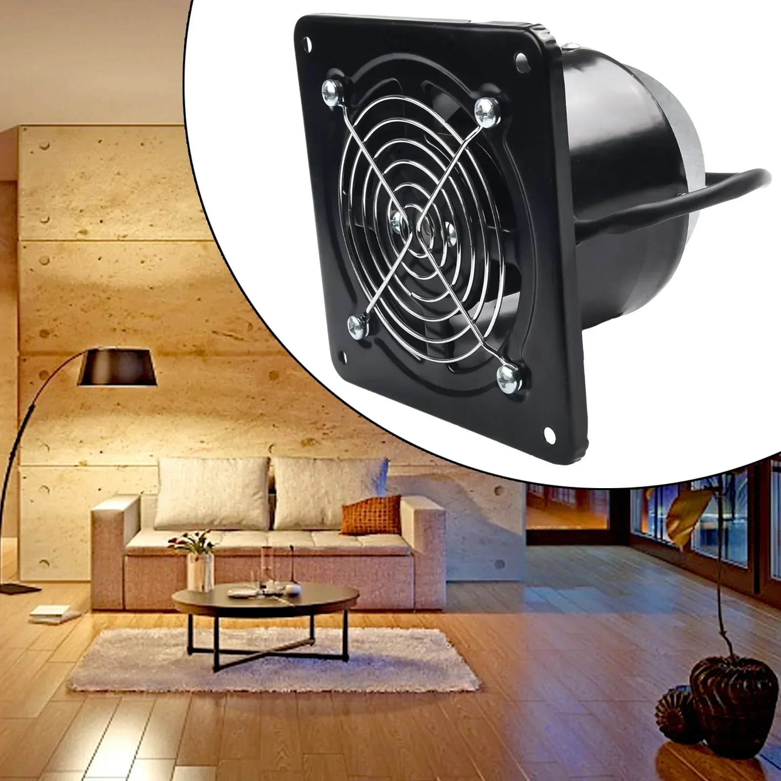 Air-Blower-Fan-Exhaust-Fan-Black-Copper-Motor-Garage-Industrial-Low ...