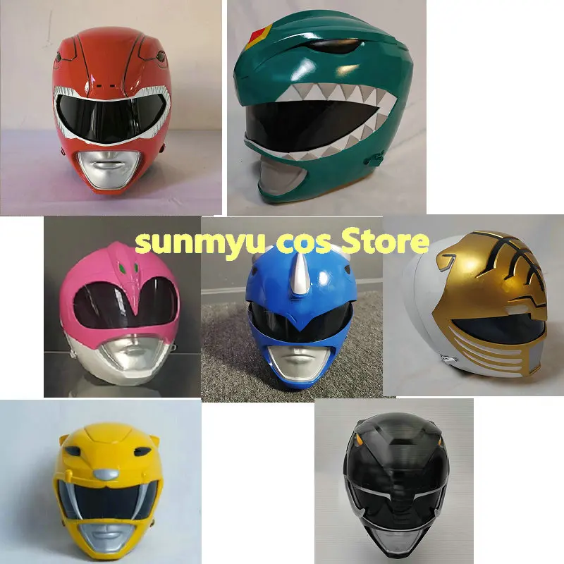 Kyoryu Sentai Zyuranger Ranger White Red Blue Pink Green Cosplay Custom ...