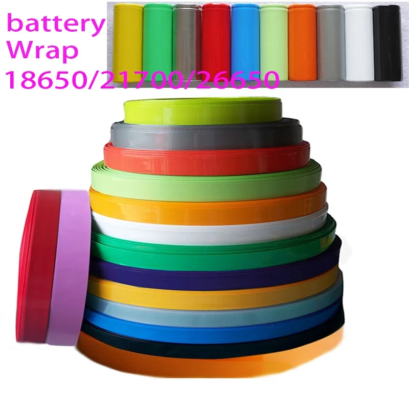 Precut-PVC-Heat-Shrink-Tube-Battery-FilmTape-Shrinkable-Sleeve-Tubing ...