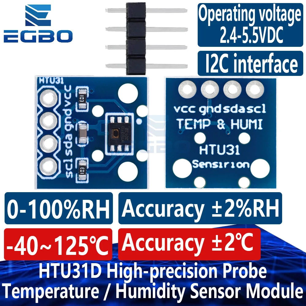 HTU31D Temperature And Humidity Sensor Module High-precision Probe ...