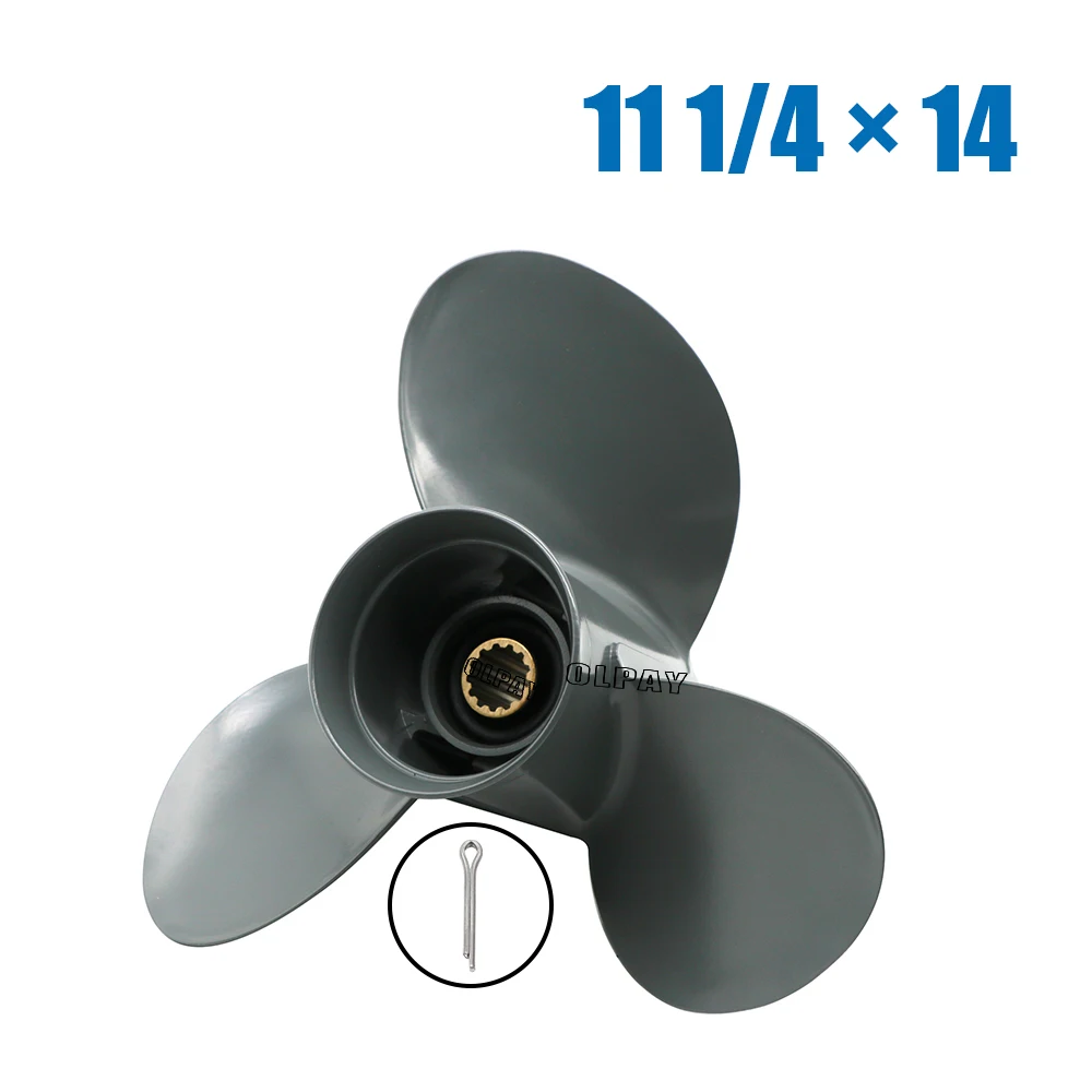 Outboard Propeller For Honda 35HP 40HP 50HP 60HP 11 1/4*14 Boat Motor ...