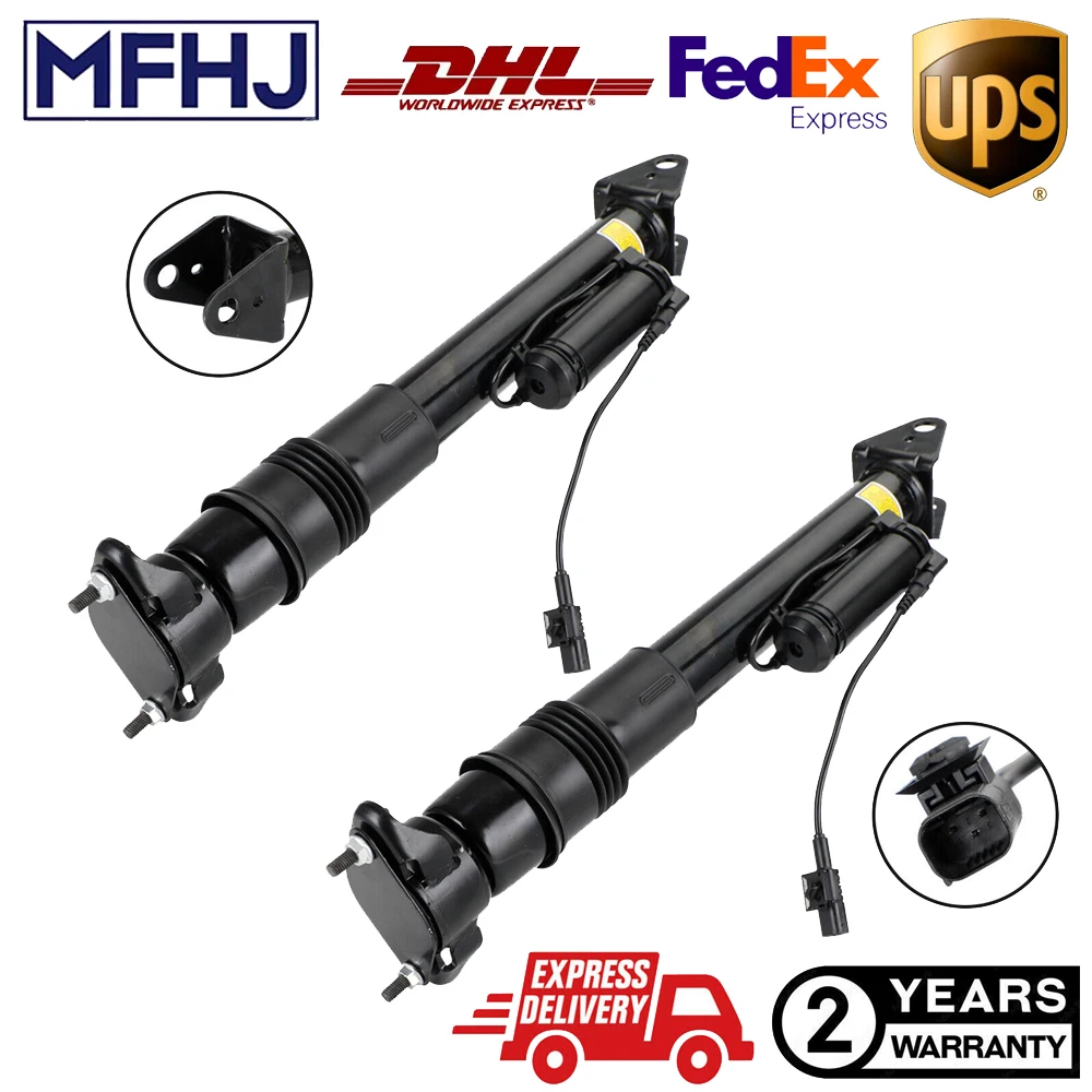 2X Rear Air Suspension Shocks ADS For Mercedes Benz GL350 ML450 ML500 ...