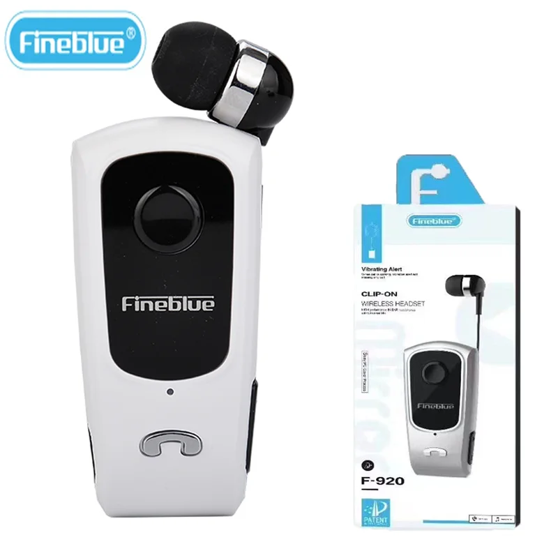 Fineblue-F920-Wireless-Retractable-Portable-Bluetooth-Headset-Headphone-Remind-Vibration-Wear ...
