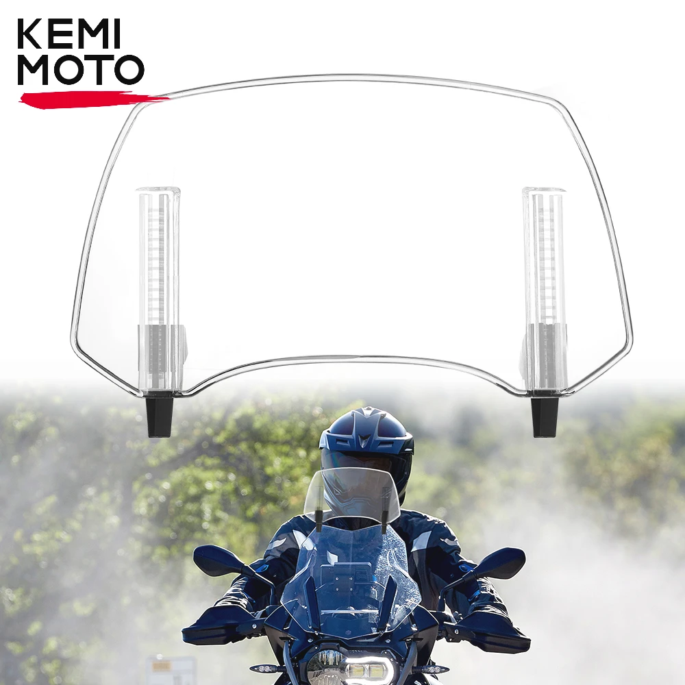 Kemimoto Motorcycle Windshield Universal Windscreen For Bmw R1200gs ...